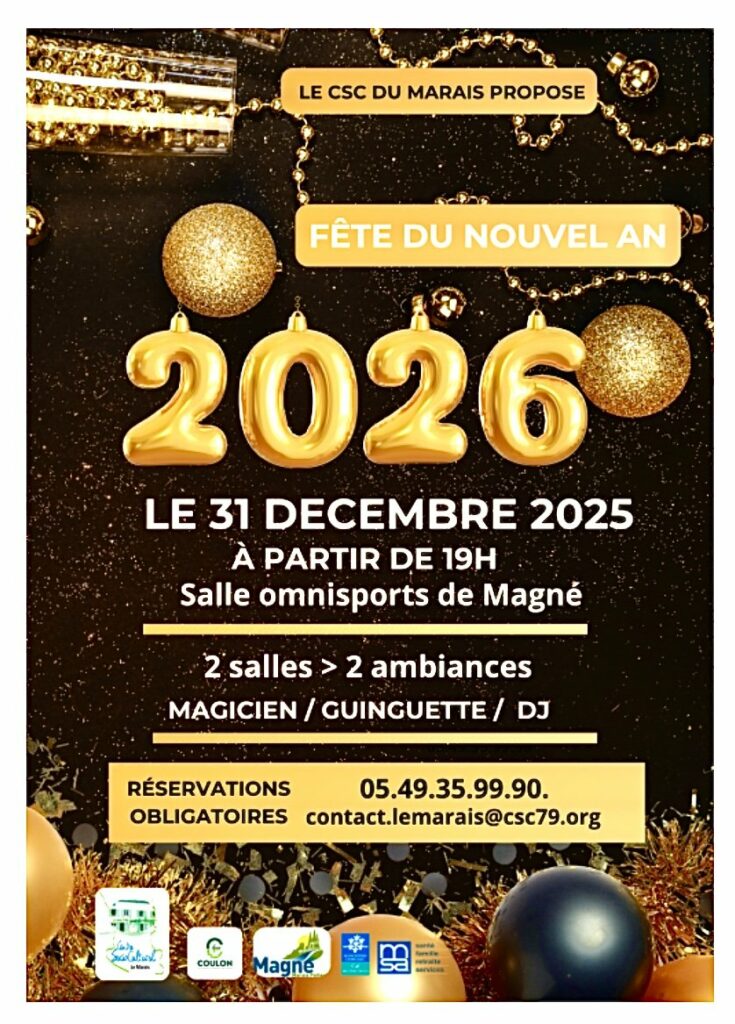 Réveillon convivial - Magné